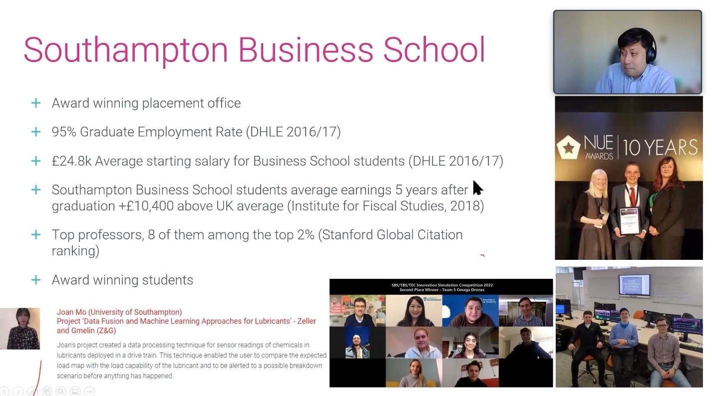 【合作动态】南安普顿大学中国办公室负责人来访及宣讲会回顾